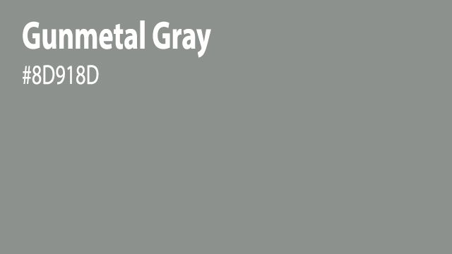 All about the color Gunmetal Gray - ویرگول