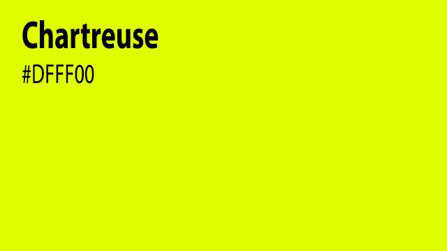 All About The Color Chartreuse Hex Code 