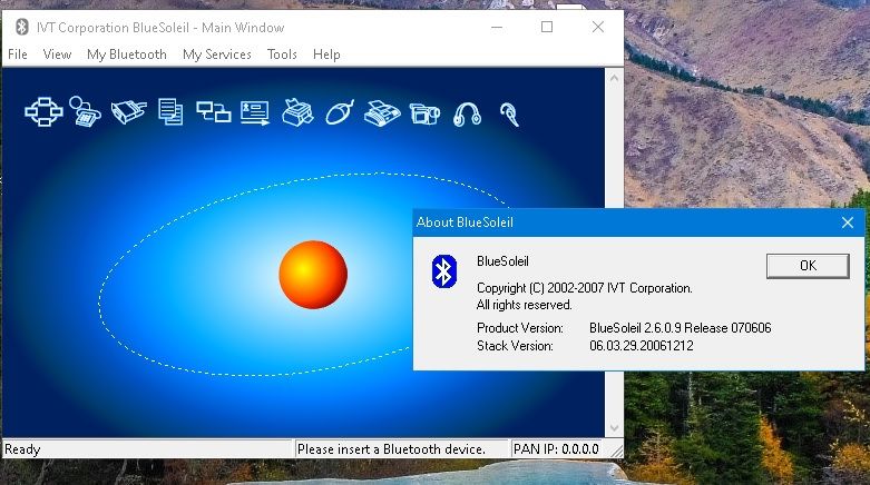 نرم افزار قدیمی بلوتوث BlueSoleil - ویرگول