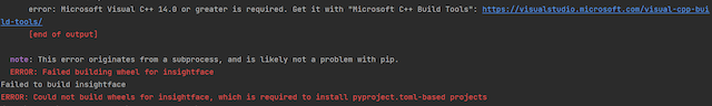 error: Microsoft Visual C++ 14.0 or greater is required. Get it with "Microsoft C++ Build Tools ...