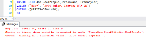 خطا درج دیتا در پایگاه داده SQL Server - ویرگول