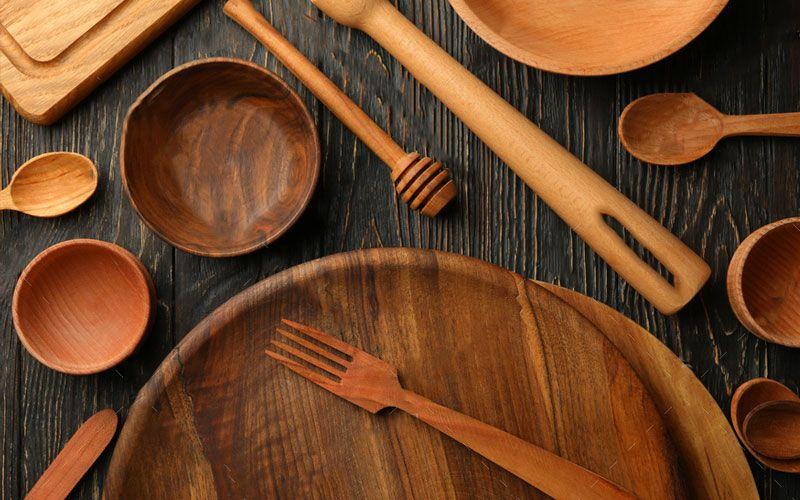 مراقبت و افزایش عمر ظروف چوبی آشپزخانه - ویرگول
