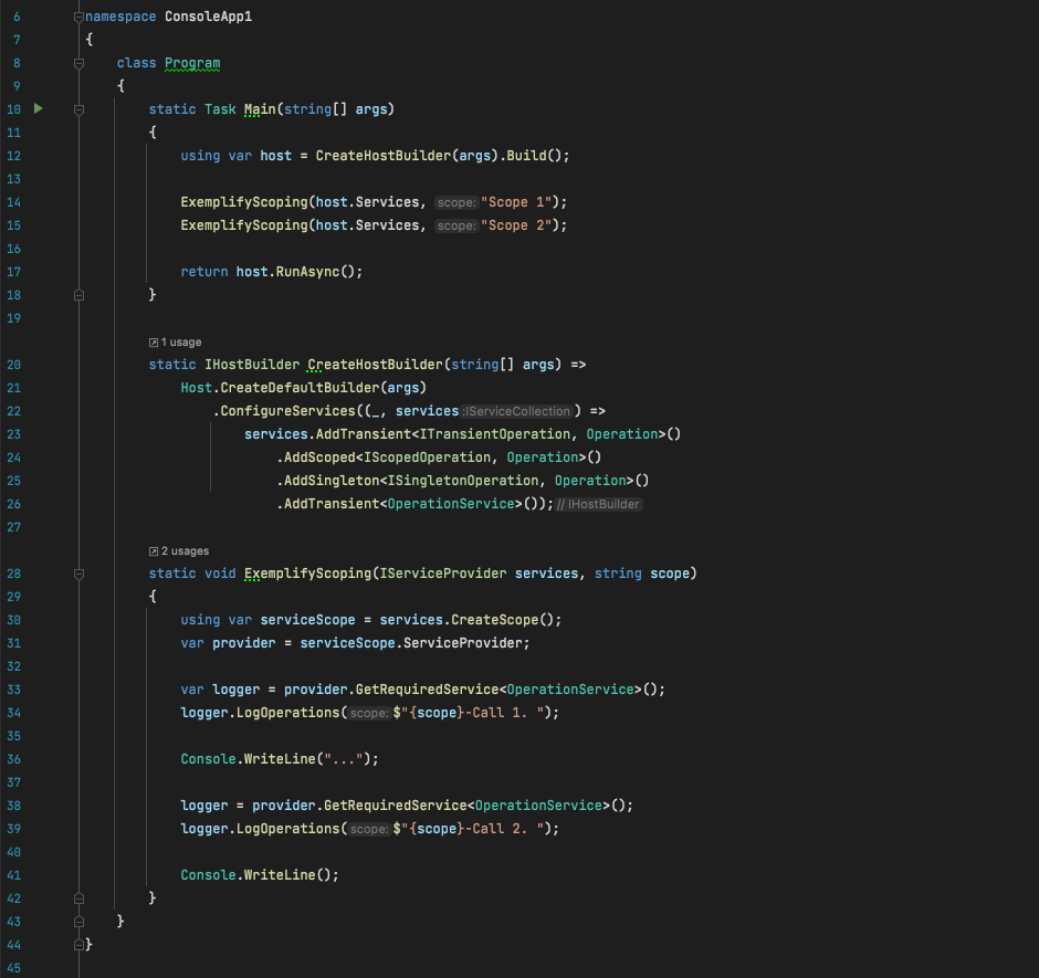 تفاوت Transient, Scoped و Singleton در تزریق وابستگی ( Dependency ...