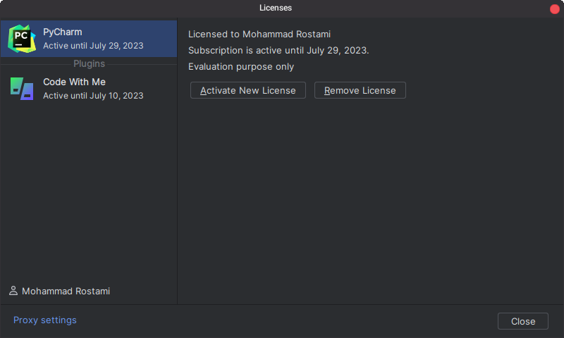 نحوه فعال سازی محصولات جت برینز (...,phpstorm ,pycharm)در لینوکس - ویرگول