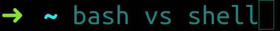 shell vs bash - ویرگول