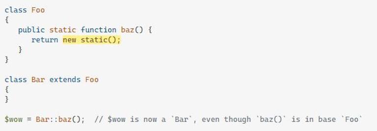 فرق self با static یا late static binding در php - ویرگول