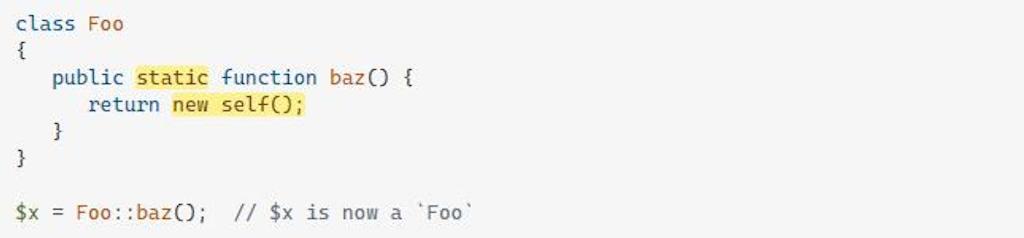 فرق self با static یا late static binding در php - ویرگول