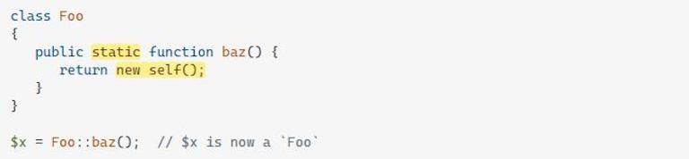 فرق self با static یا late static binding در php - ویرگول