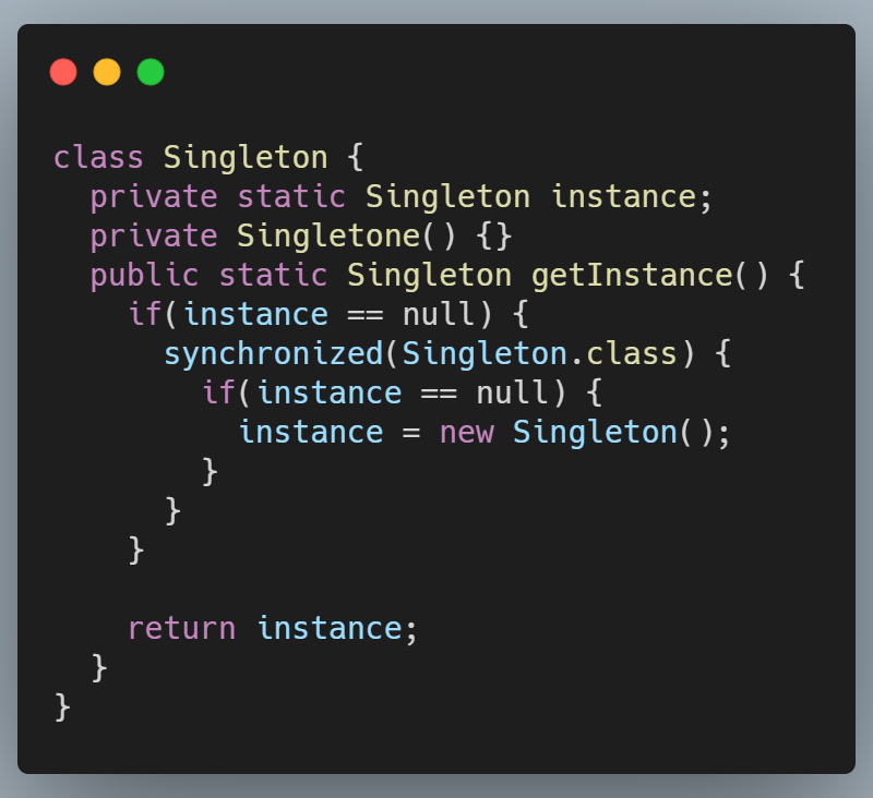 دیزاین پترن‌ها - Singleton - ویرگول