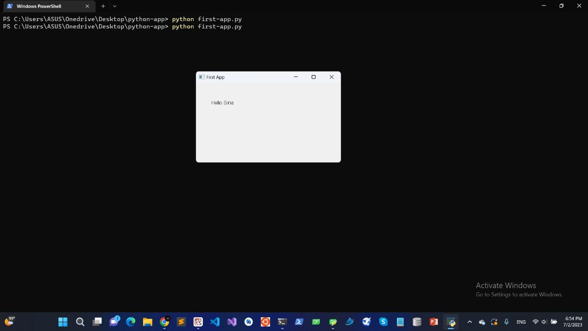 شروع PyQt Python - ویرگول